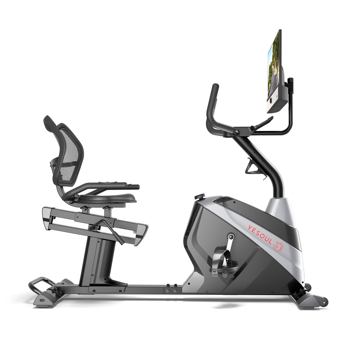 Yesoul J1M Plus: Recumbent Bike with Screen for Joint Pain Relief