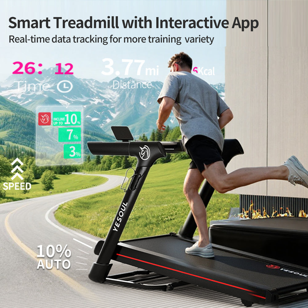 Yesoul T3S Pro Treadmill | 10% Auto-Incline