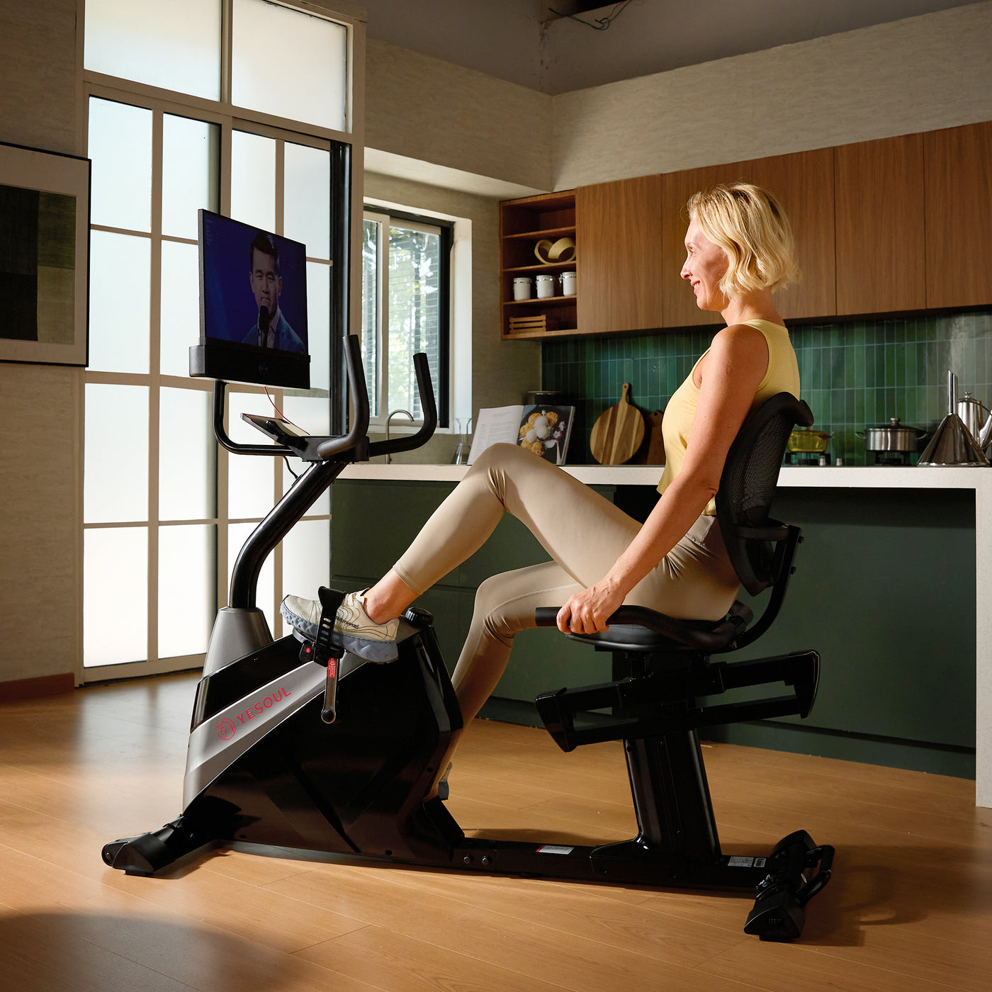 Yesoul J1M Plus: Recumbent Bike with Screen for Joint Pain Relief
