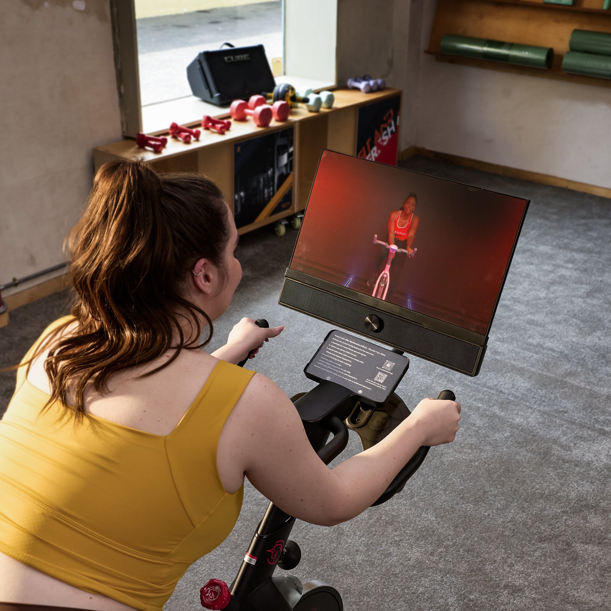 YESOUL Exercise Bikes with Screen, Best Stationary Bike Exercise, Cheap ...