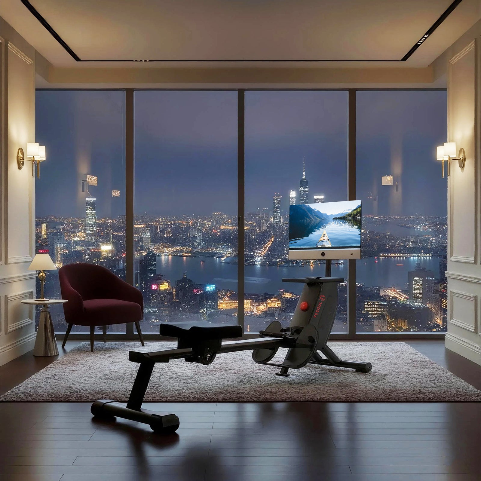 Yesoul Rowing Machine: Foldable Water Row with Screen – R1M Plus